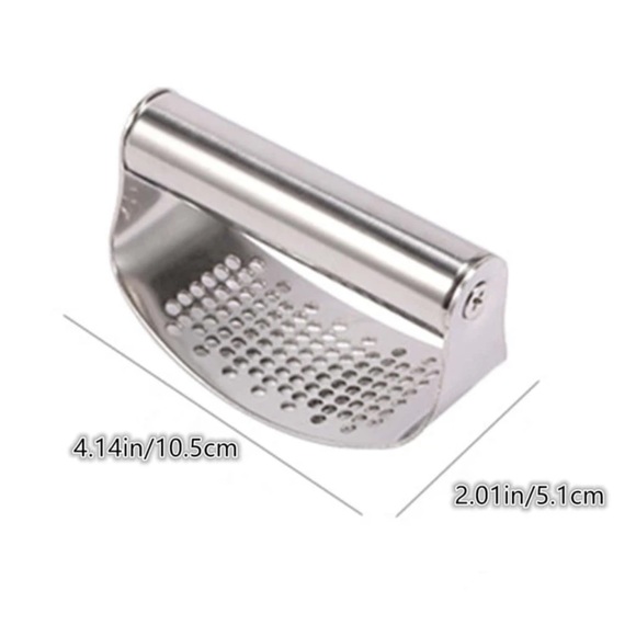 Kitchen | Stainless Steel Garlic Rocker Press Manual Minced Garlic ...